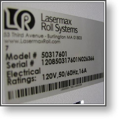 Lot #26: Lasermax Roll Systems RSI Web Cut Sheet Finishing System + C8 ...